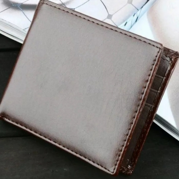 DENLEILU | Bags | Denleilu Mens Faux Synthetic Leather Wallet | Poshmark